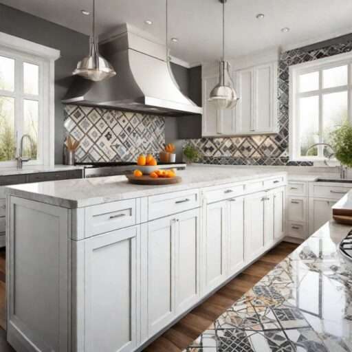 15 Impressive Backsplash Ideas For White Cabinets And Granite Countertops